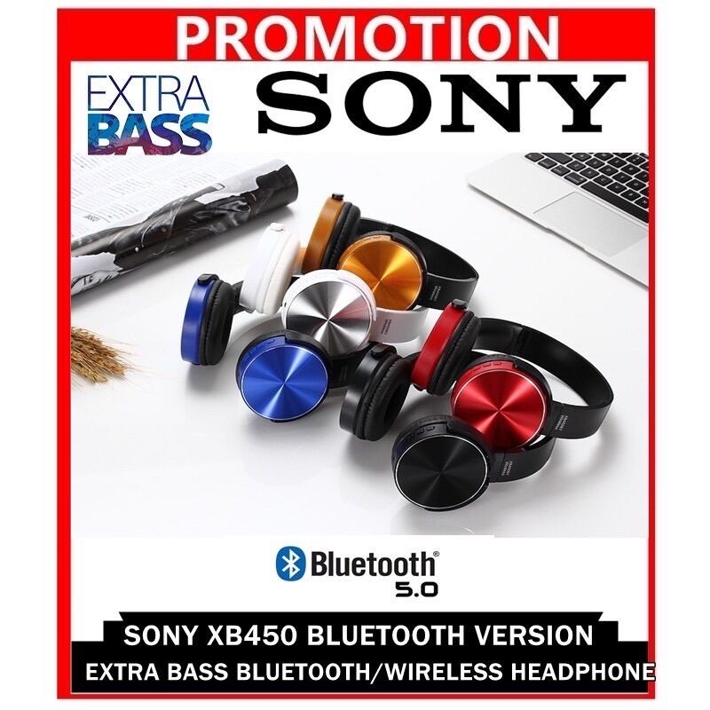 (Ready Stock)Sony MDR-XB650BT XB450BT Extra Bass Bluetooth WIreless ...
