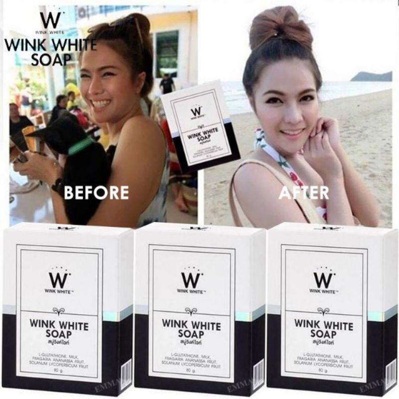 Wink white soap store