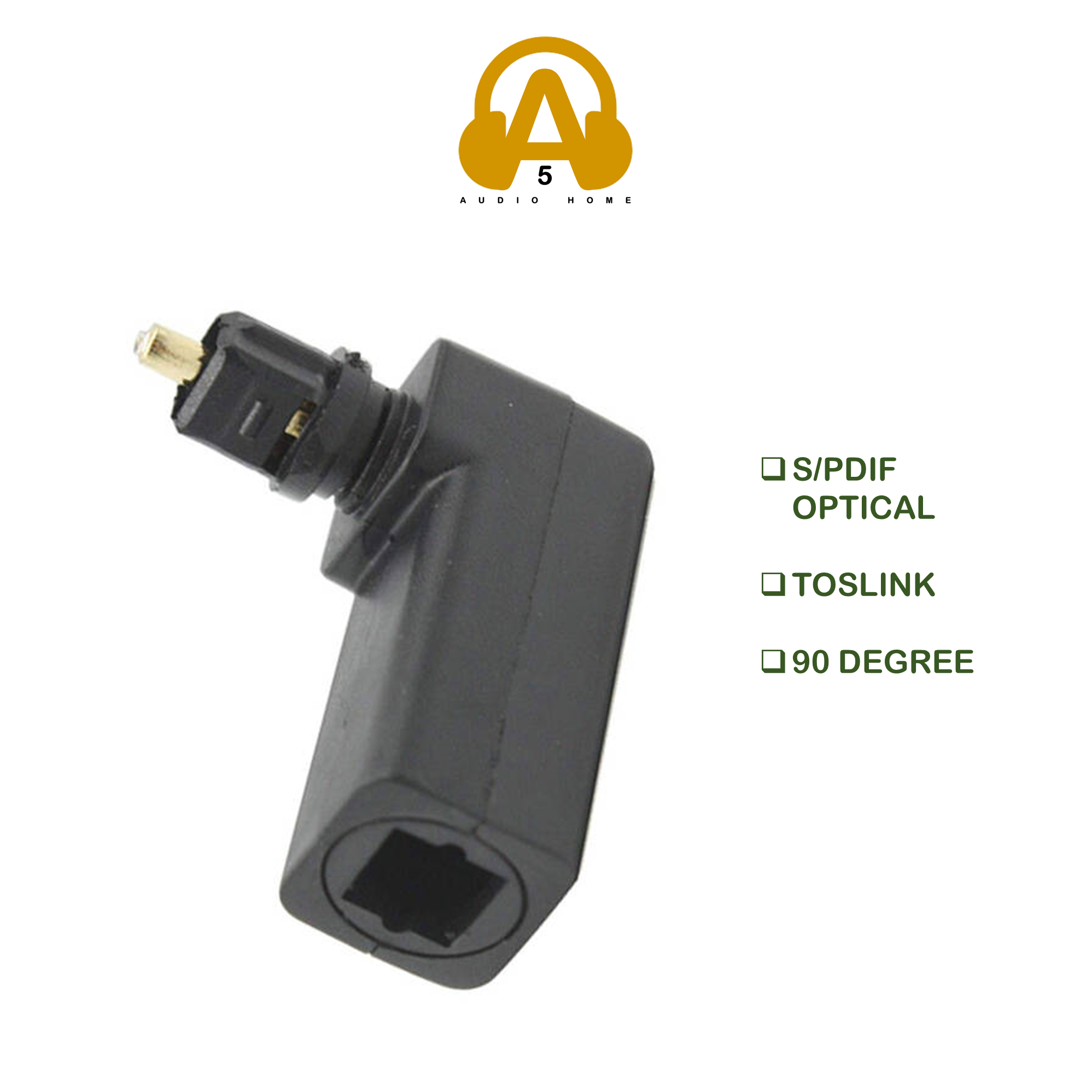 S/PDIF Toslink 90 Degree Male to Female Digital Optical Audio Cable ...