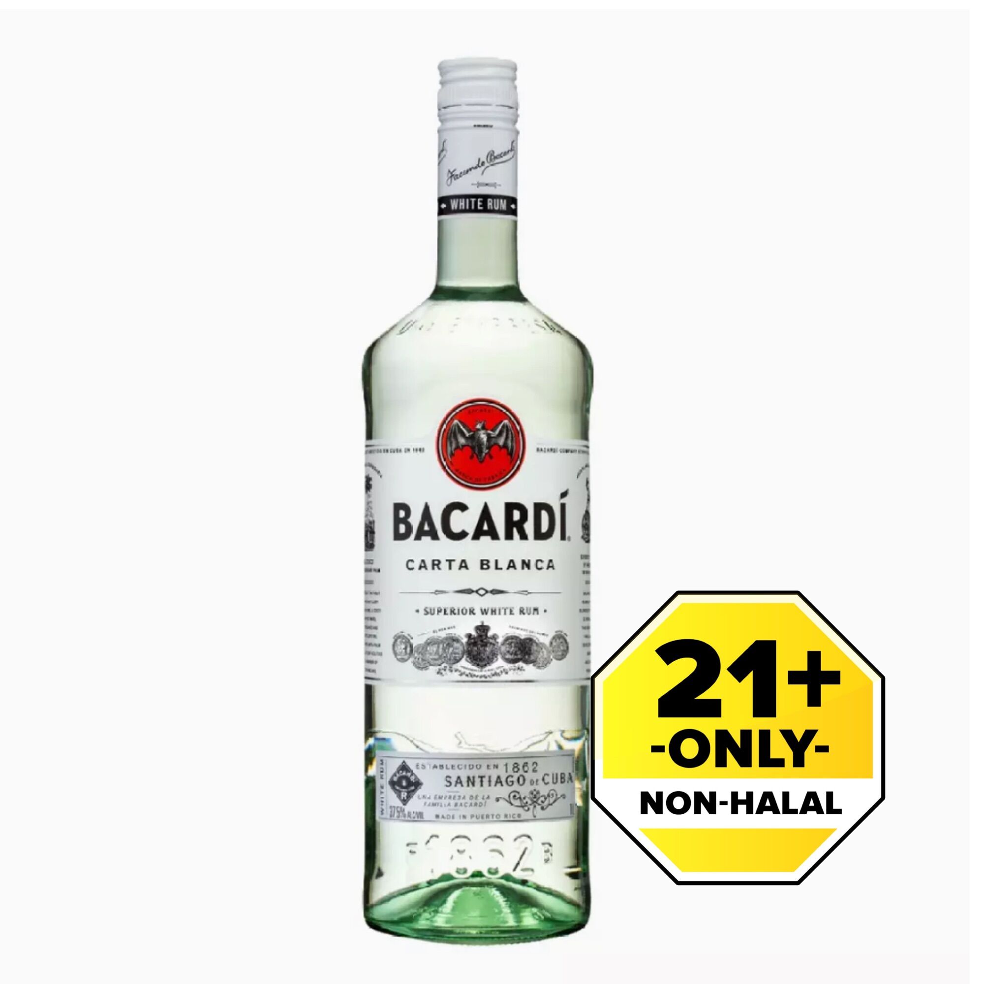 Bacardi Carta Blanca 75cl 40% | Lazada