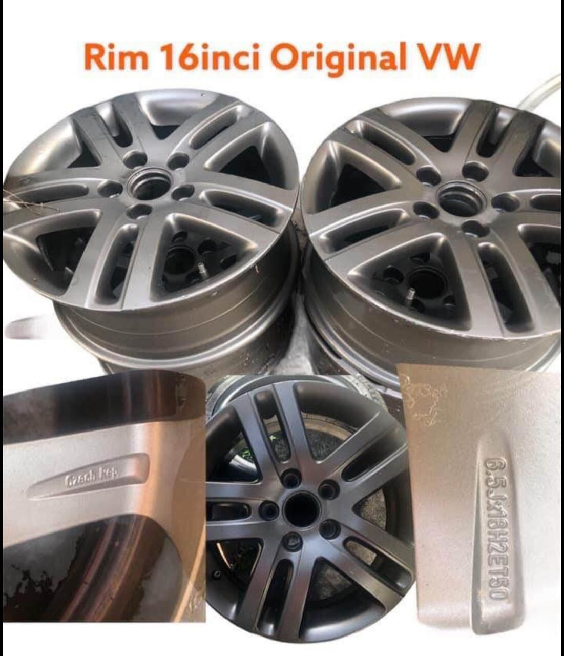 Used Original Rim 16 inci Volkswagen (VW) | Lazada