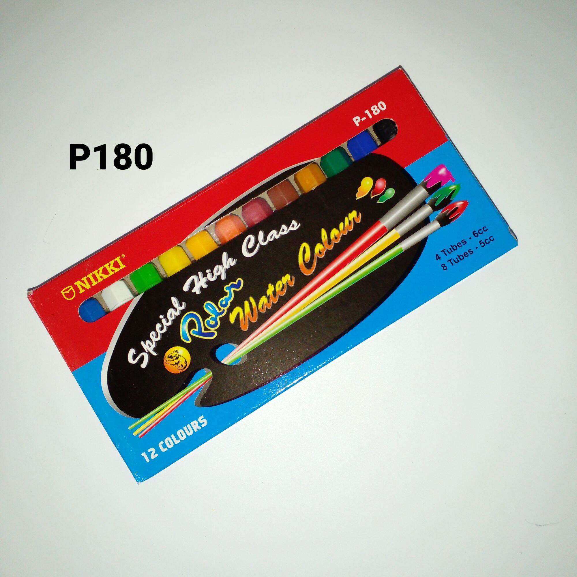 Nikki Water Colour P180 12 Colours | Lazada