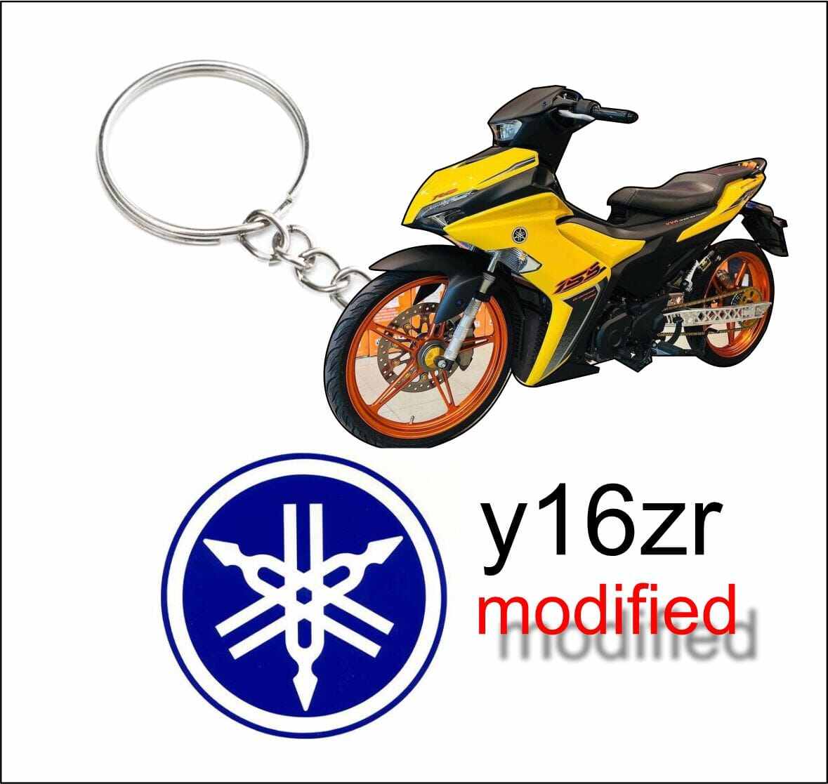 Yamaha Y16ZR y16 modified keychain 2d | Lazada