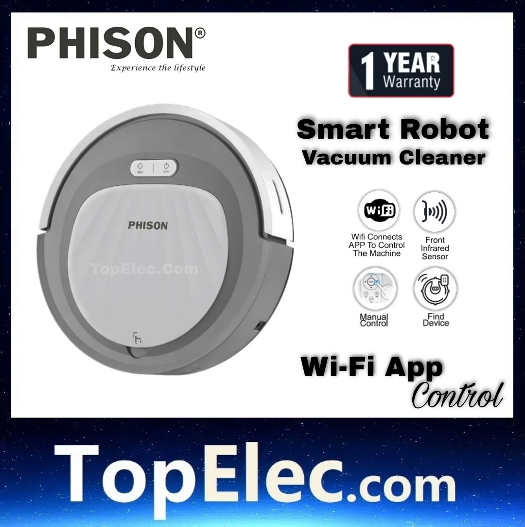 Phison Malaysia Smart Robot App Vacuum Cleaner Sapu Lantai machine swap ...
