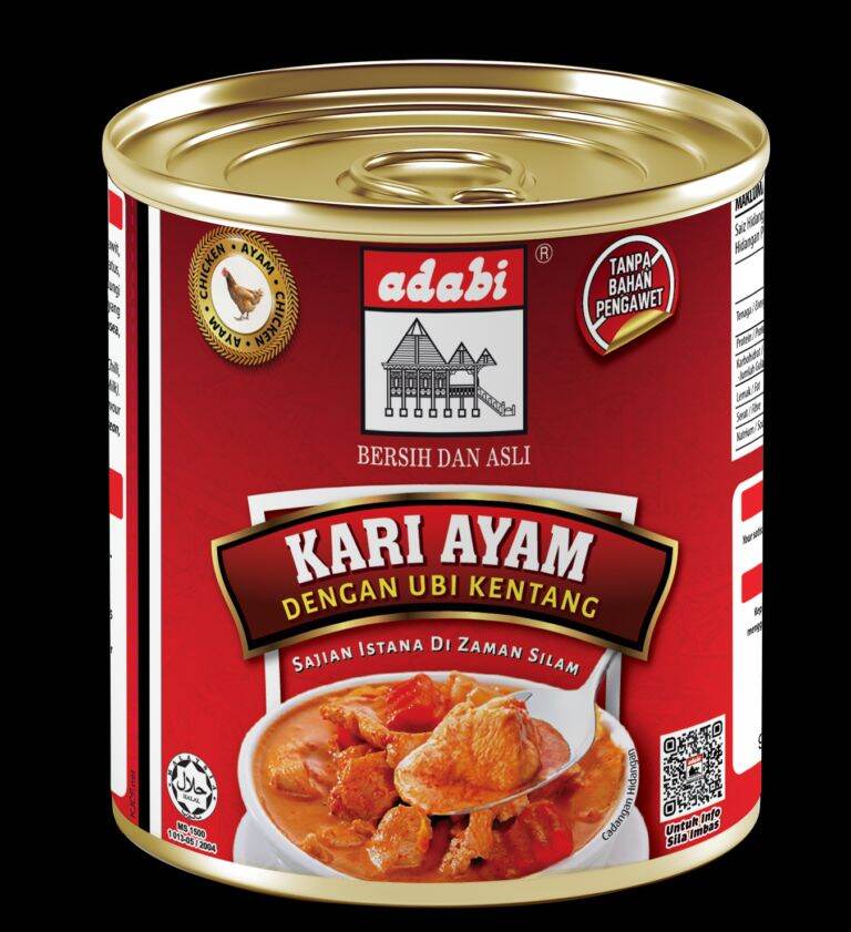 Adabi Rendang Ayam/Kari Ayam/Kari Daging/Kari Kambing 280g | Lazada
