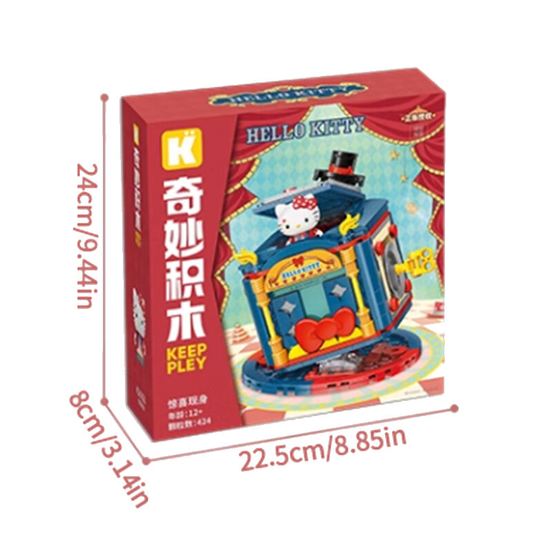 Sanrio Magic Circus Building Blocks Kuromi Hellokitty Cute Anime ...