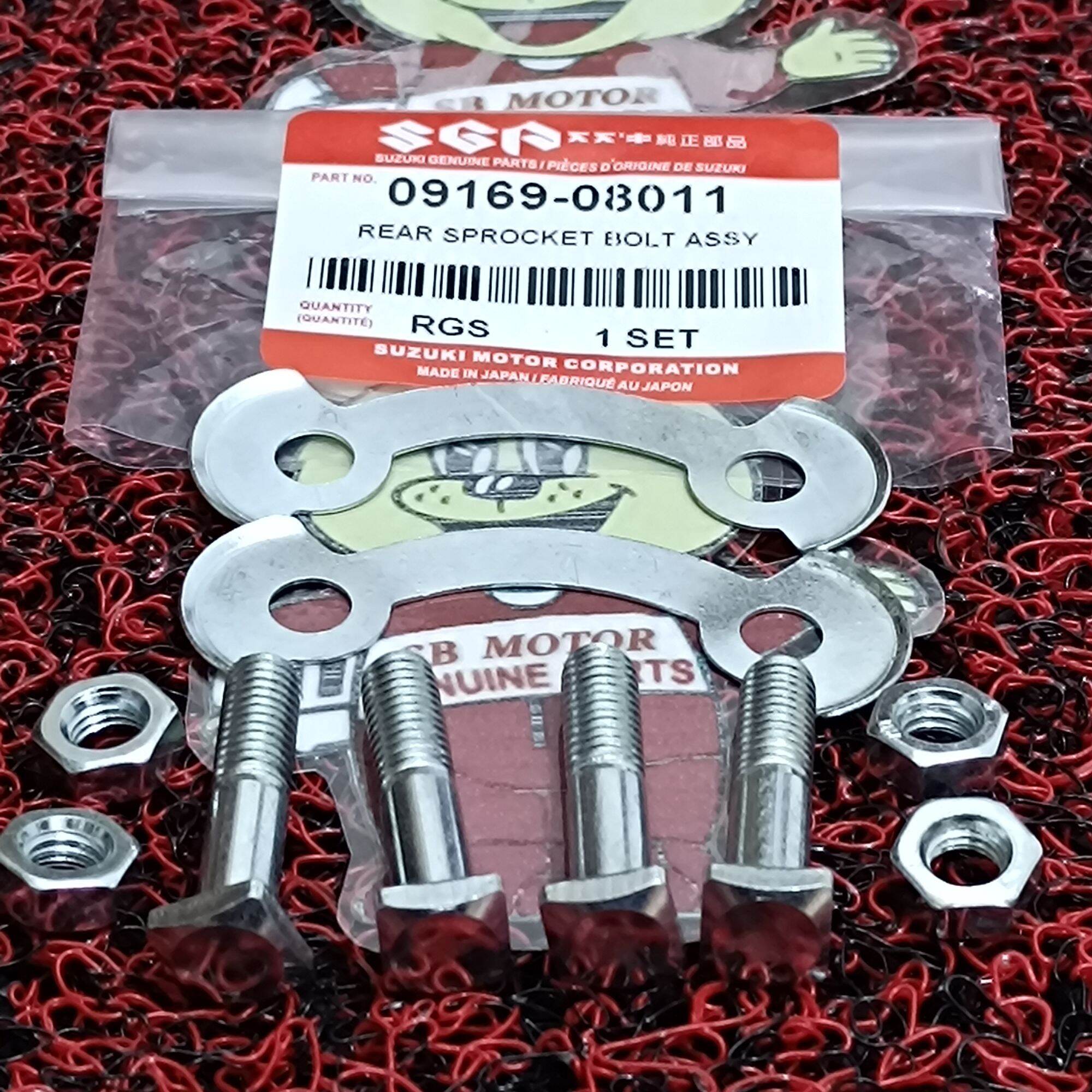 SUZUKI RC RG RGV REAR SPROCKET HUB BOLT SCREW SET ORIGINAL THAI SUZUKI ...