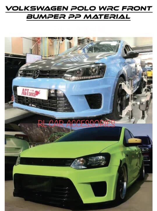 Volkswagen Polo MK5 2011 2012 2013 2013 2015 2016 2017 WRC front bumper ...