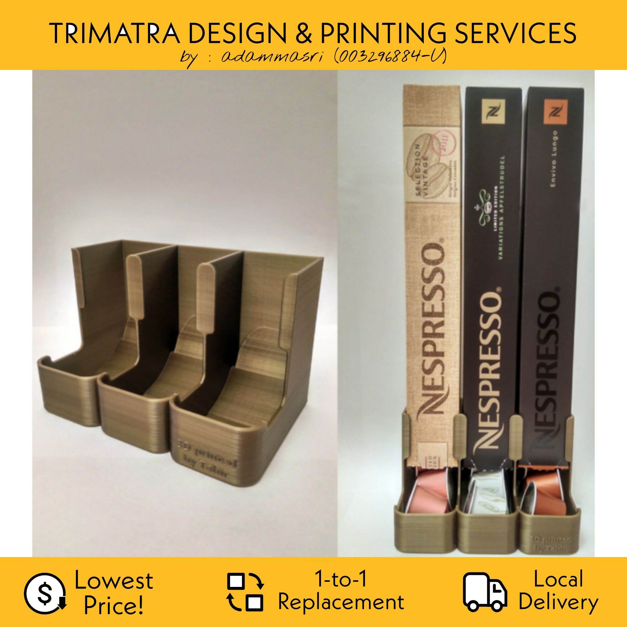 Nespresso Capsule Holder Dispenser 1/2/3/4/5 Slots | Lazada