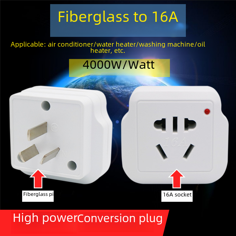 High Power Conversion Plug Air Conditioner Heater Power Converter 4000w Small To Large 10A To ...