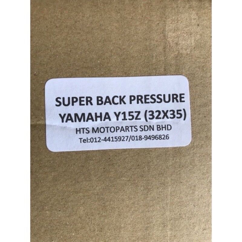 TS Racing Y15 Super Back Pressure Exhaust, Y15ZR Standard Racing Ekzos ...