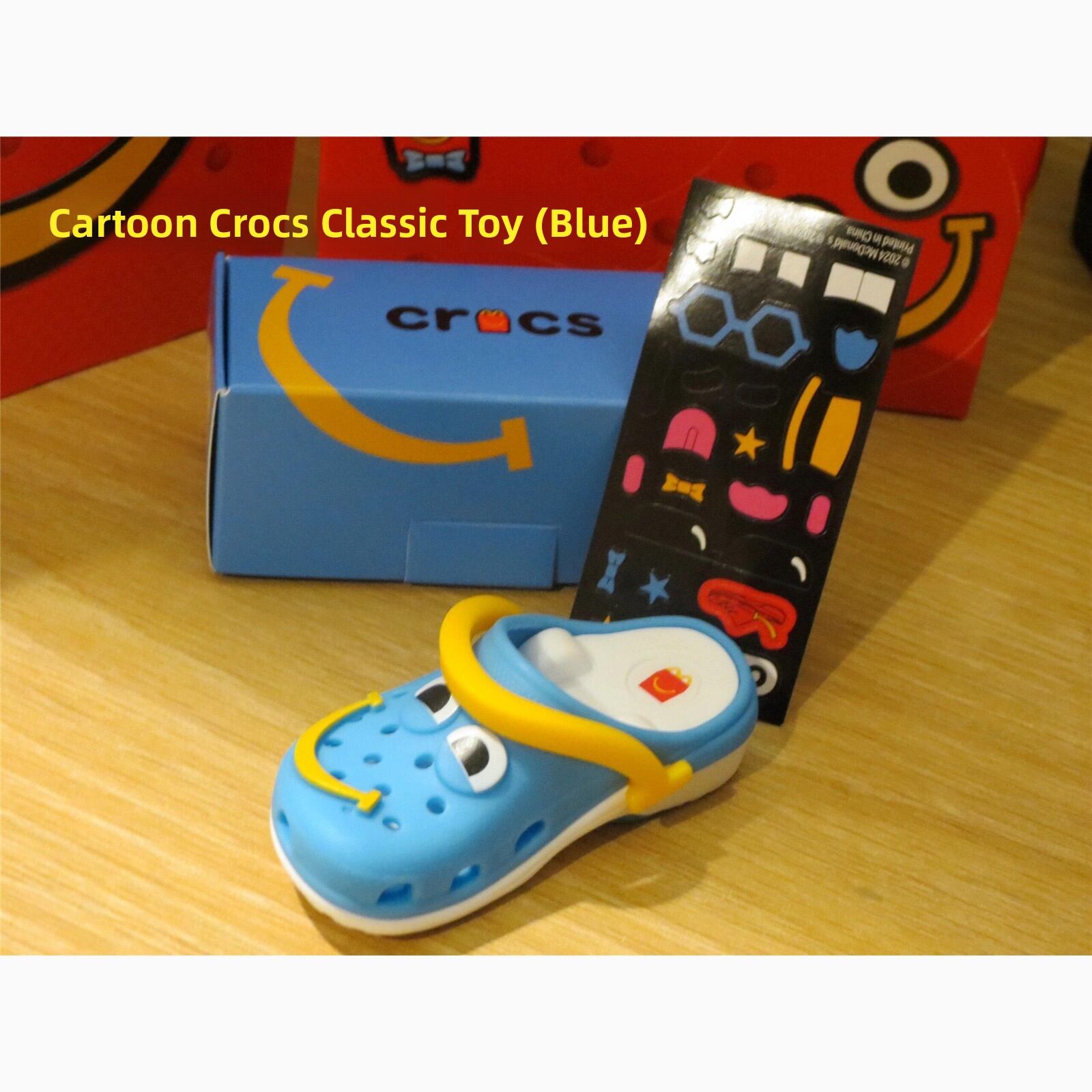 McDonald's Mini Crocs Toy Slippers Happy Meal Keychain Pendant Hole ...