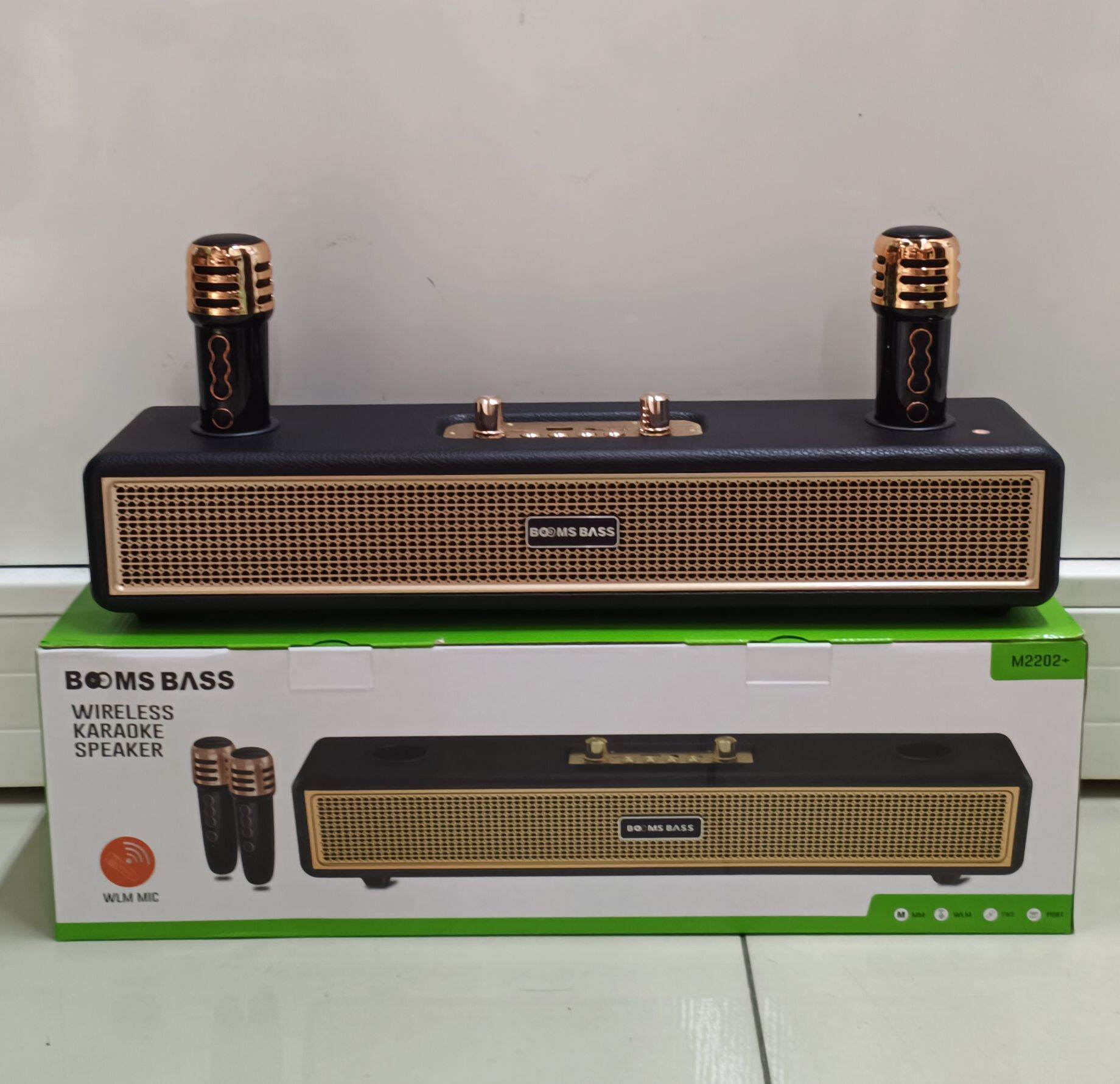 BOOMS BASS M2202+ Speaker Loud Volume Bluetooth Speaker Portable Home ...