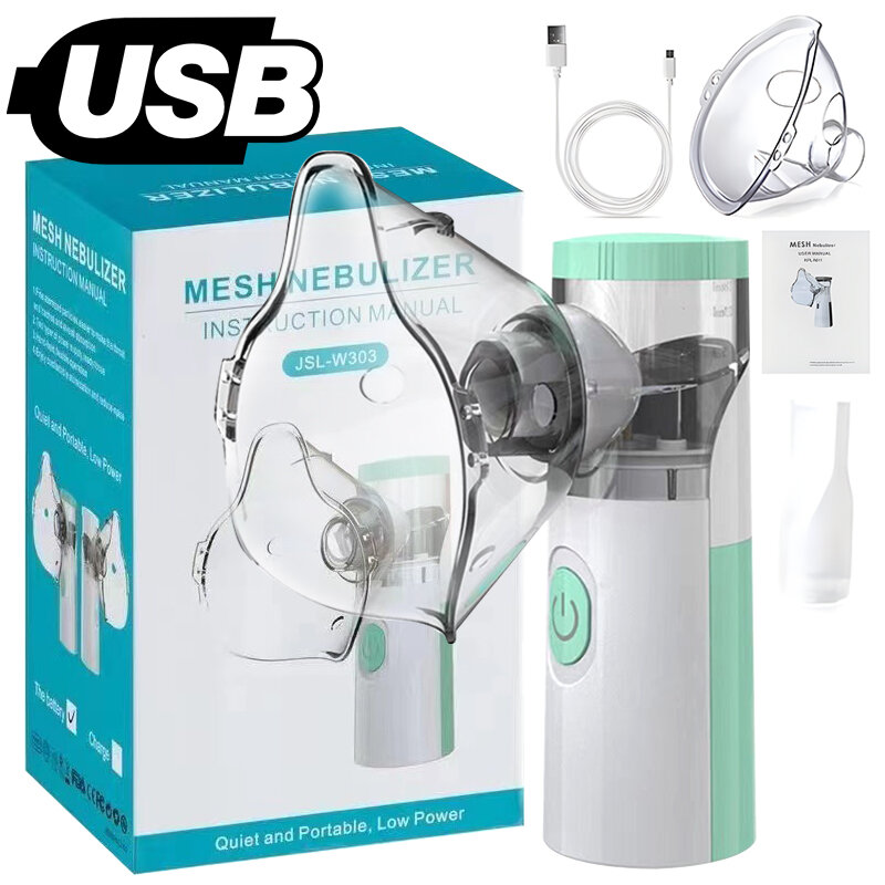 Medical Silent Mesh Nebulizer Handheld Asthma Inhaler Atomizer Children ...