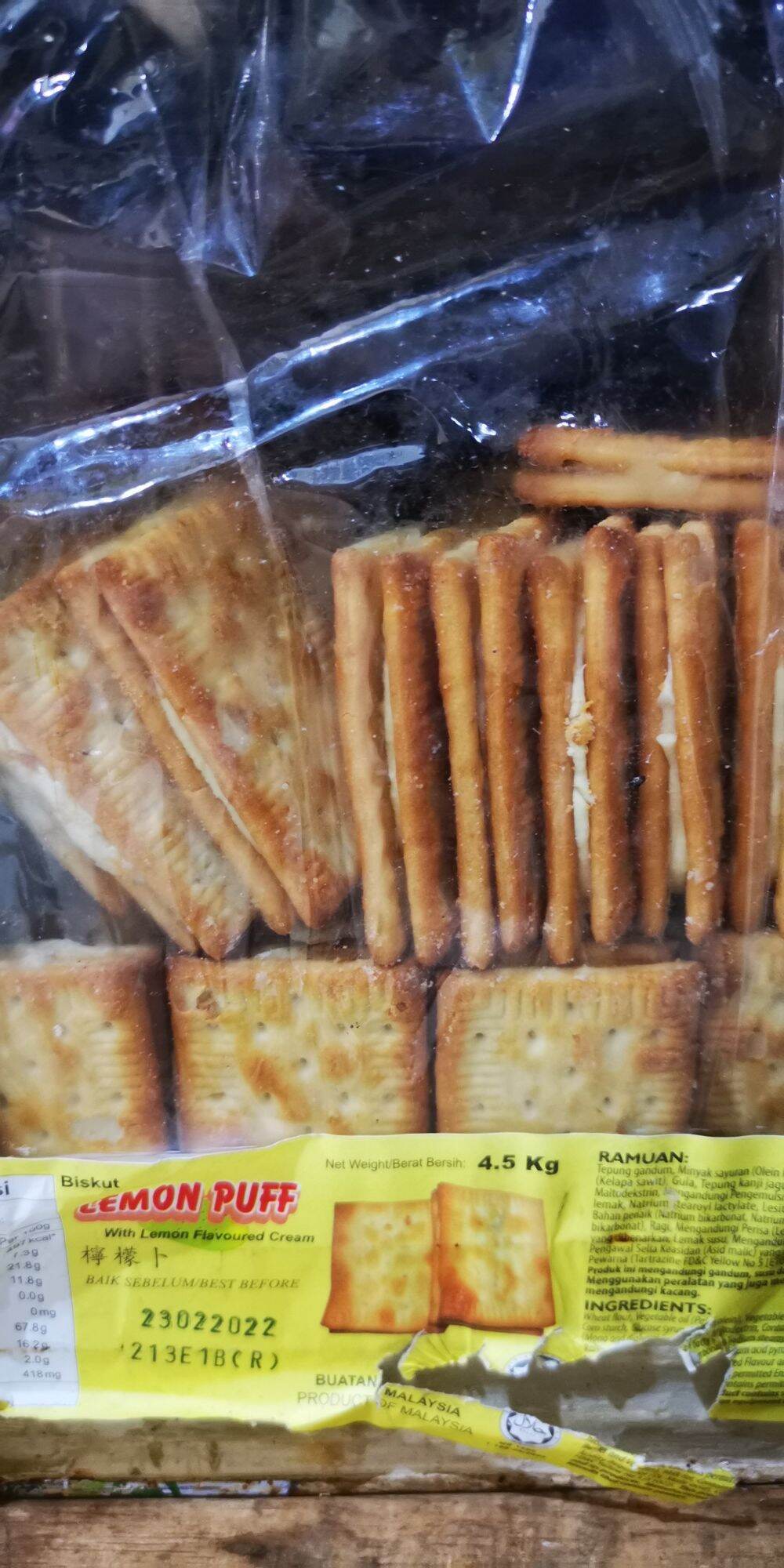 Biskut Lemon Puff 100gm± LEE | Lazada