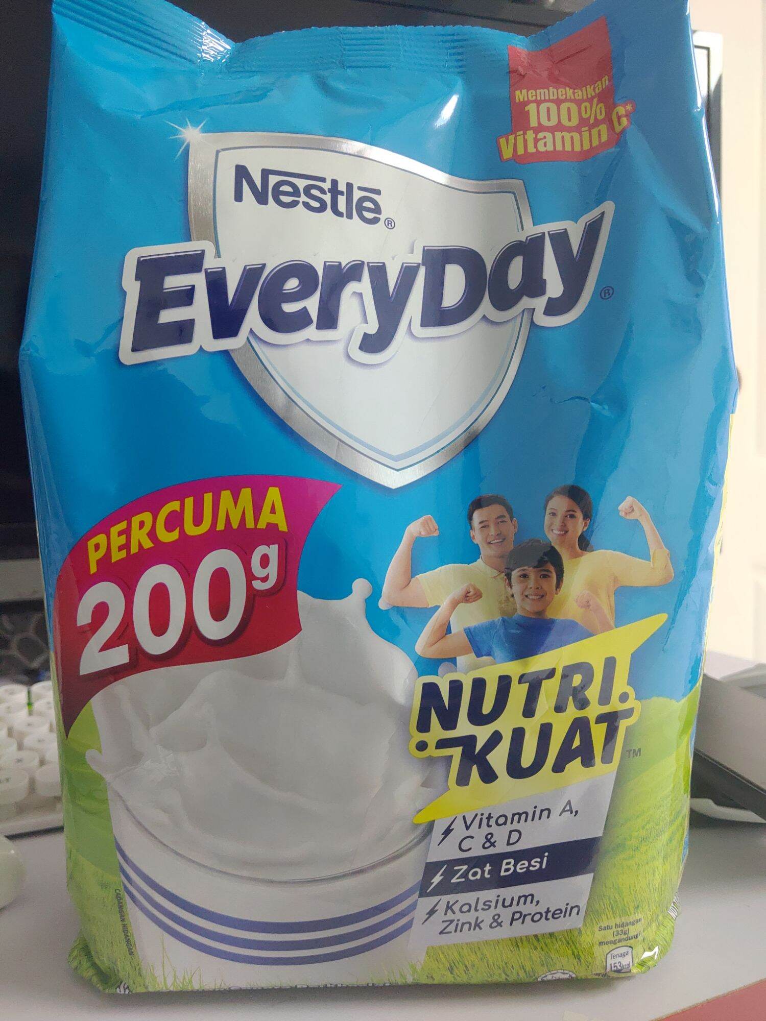 1.7kg 800g 500g 250g susu Nestle Everyday milk powder | Lazada