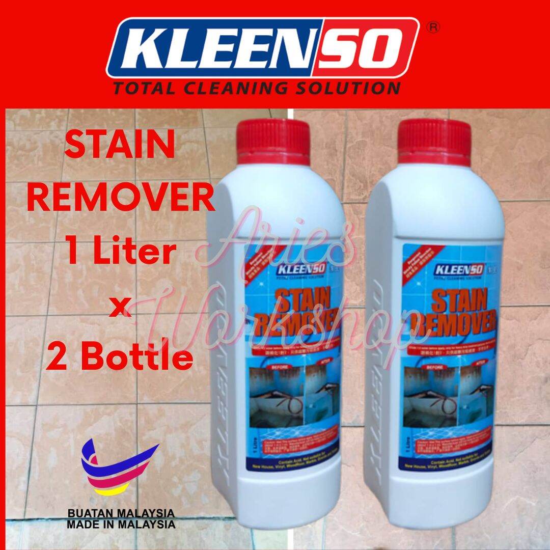 Kleenso Concentrated Stain Remover 1 Liter x 2 bottle | Lazada