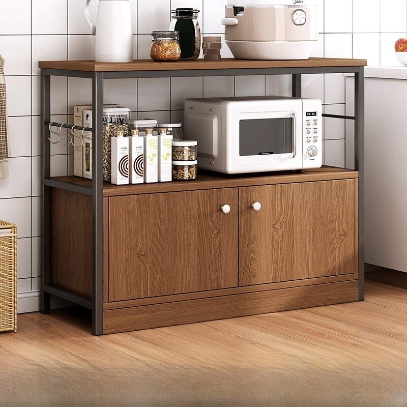 Kitchen Multi-layer Stand Rack Microwave Storage Organizer Wood ...