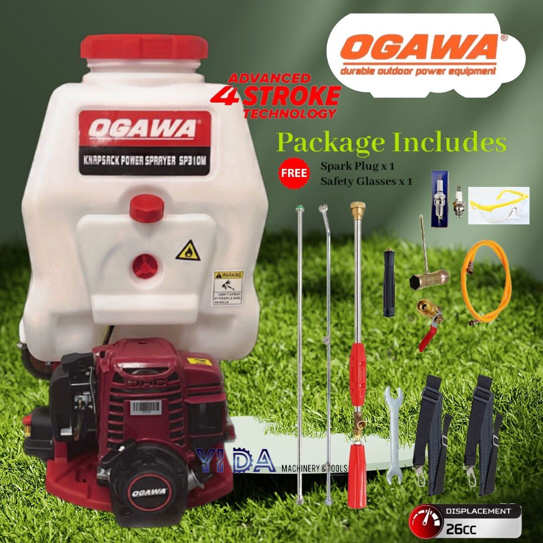 [NEW] 20L Tank OGAWA 4-Stroke Mist Sprayer Knapsack Engine Sprayer Mesin Racun Pump GX35 Type ...