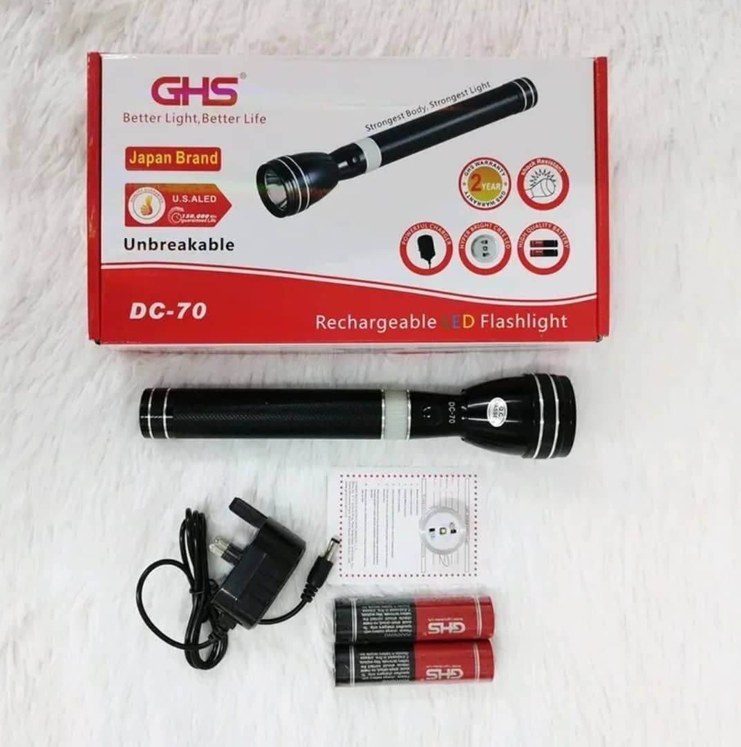 GHS Original Japane Torch Light Long Range New Version Rechargeable ...
