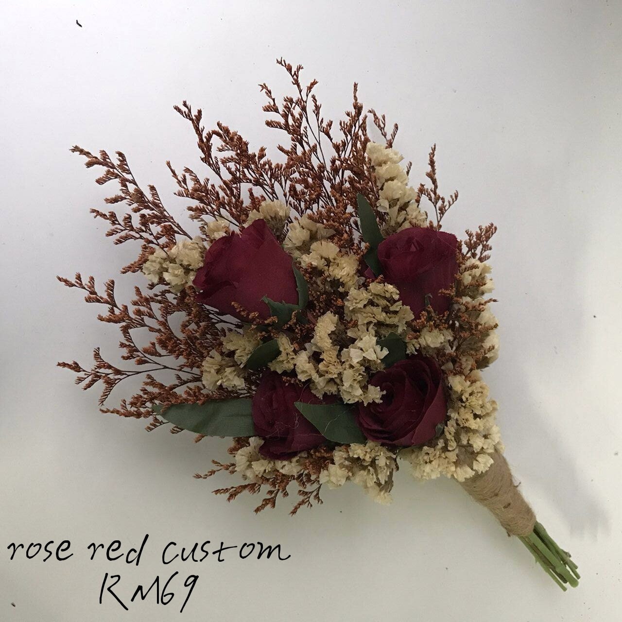 bunga Ros merah bunga tangan pengantin cantik | Lazada