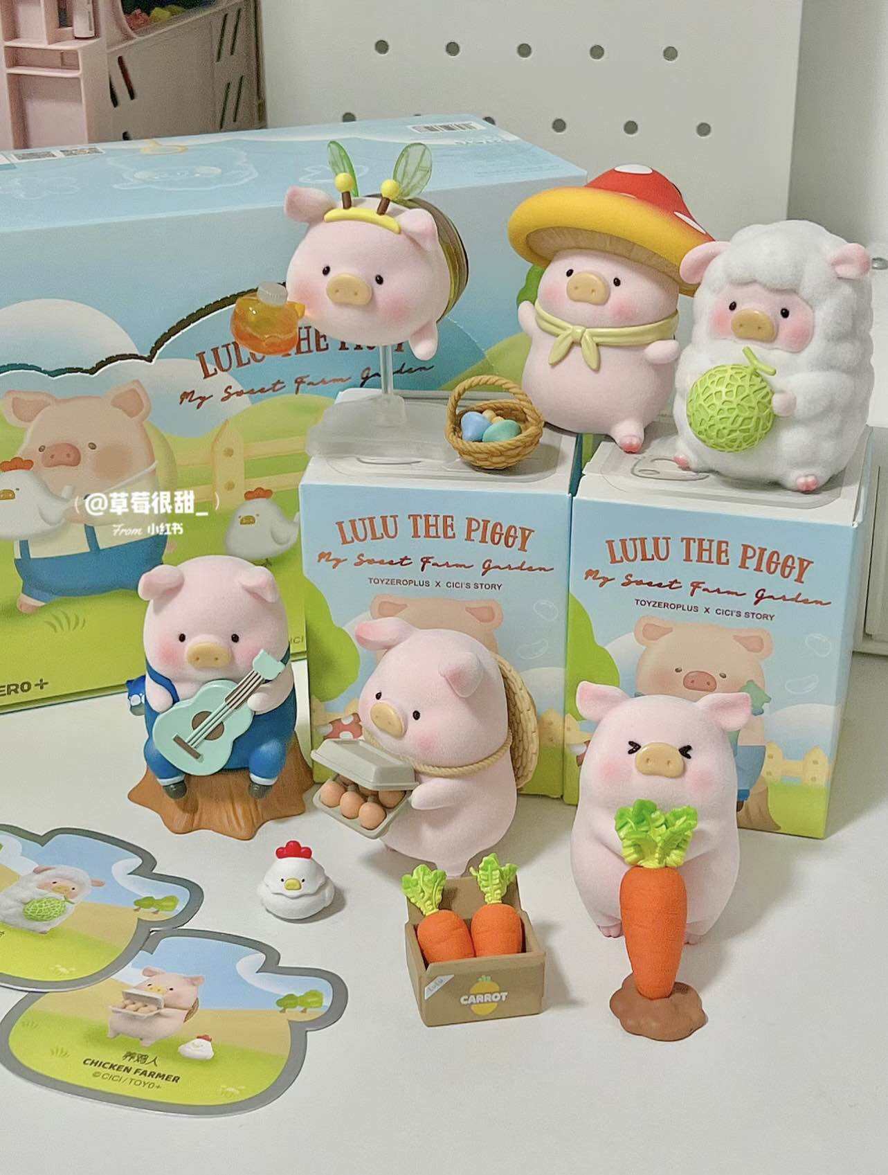 52TOYS Lulu The Piggy My Sweet Farm Garden Series Blind Box 52TOYS 罐头猪Lulu猪 农场系列 盲盒 | Lazada