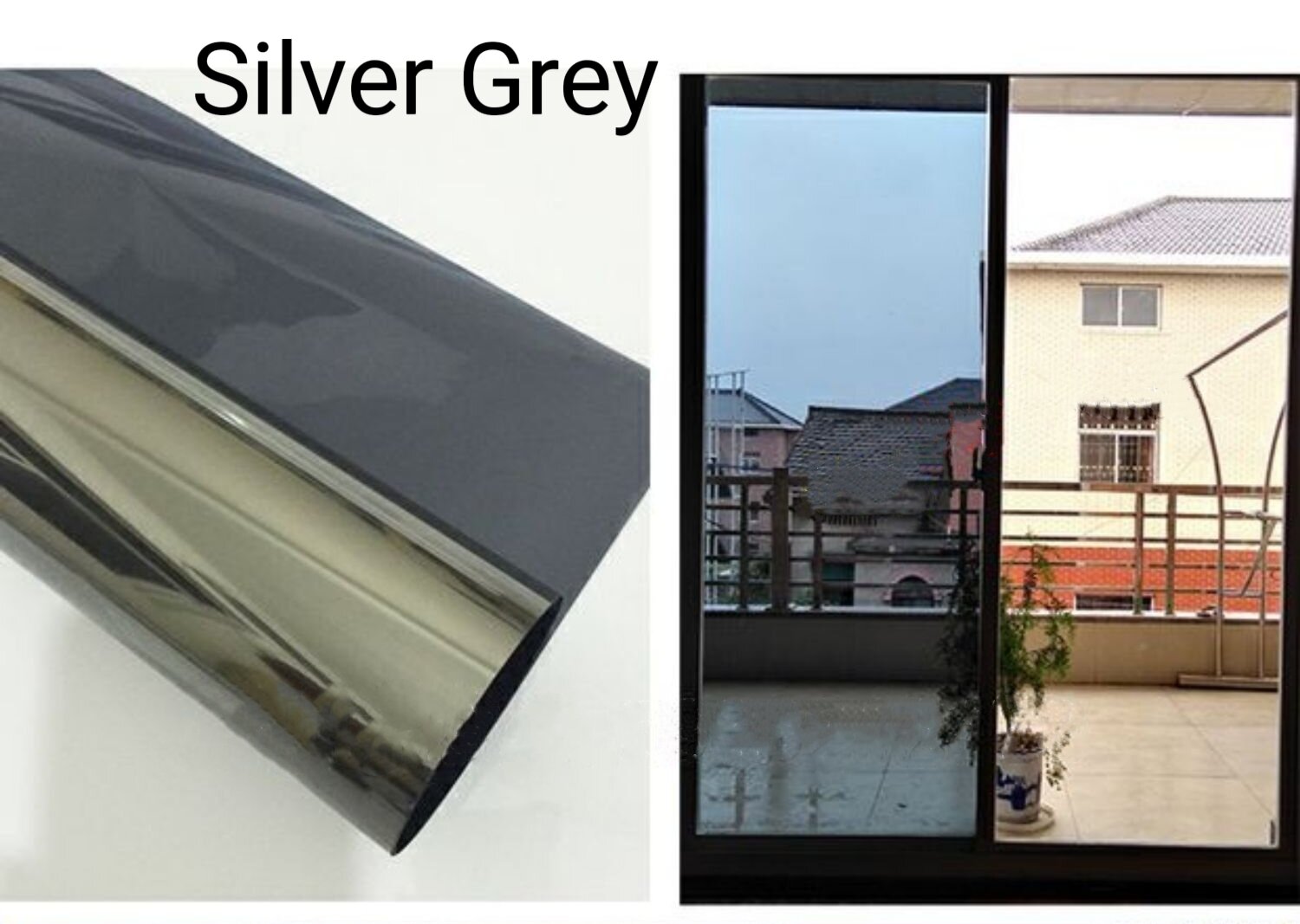Tinted Rumah/ Silver Grey/ Tinted Office/ Tinted DIY | Lazada