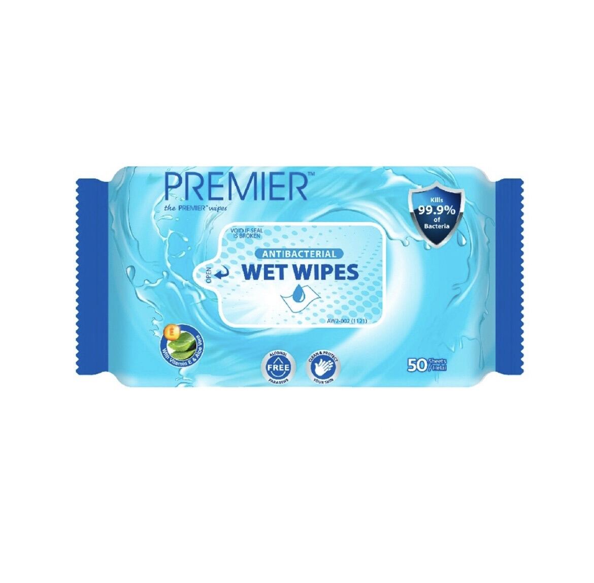 Premier Sanitizing Wipes Tissue 50sheets x 2 | Lazada