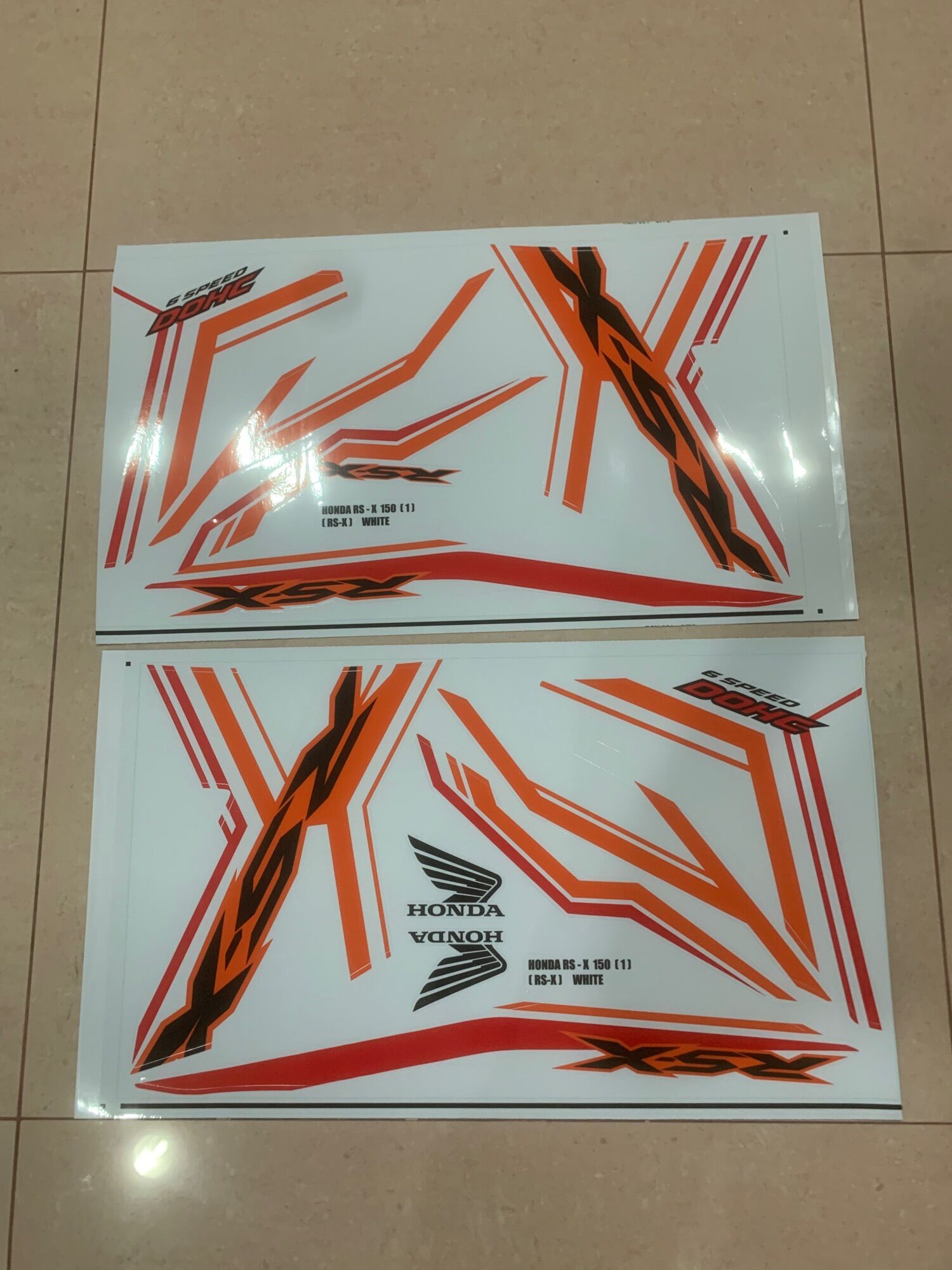 HONDA RSX 150 ( 1 ) BODY STICKER ( VIETNAM DESIGN ) ( READY STOCK ...