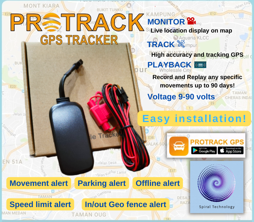 (Free Lifetime)Authentic Protrack GPS Tracker (can monitor with Apps ...