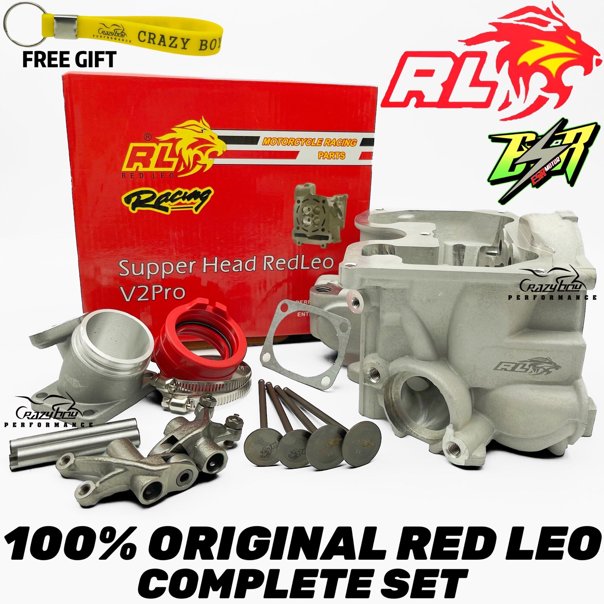 RED LEO 100% ORIGINAL SUPER HEAD CNC PORTING LC135 19/22 20/23 24/27 ...