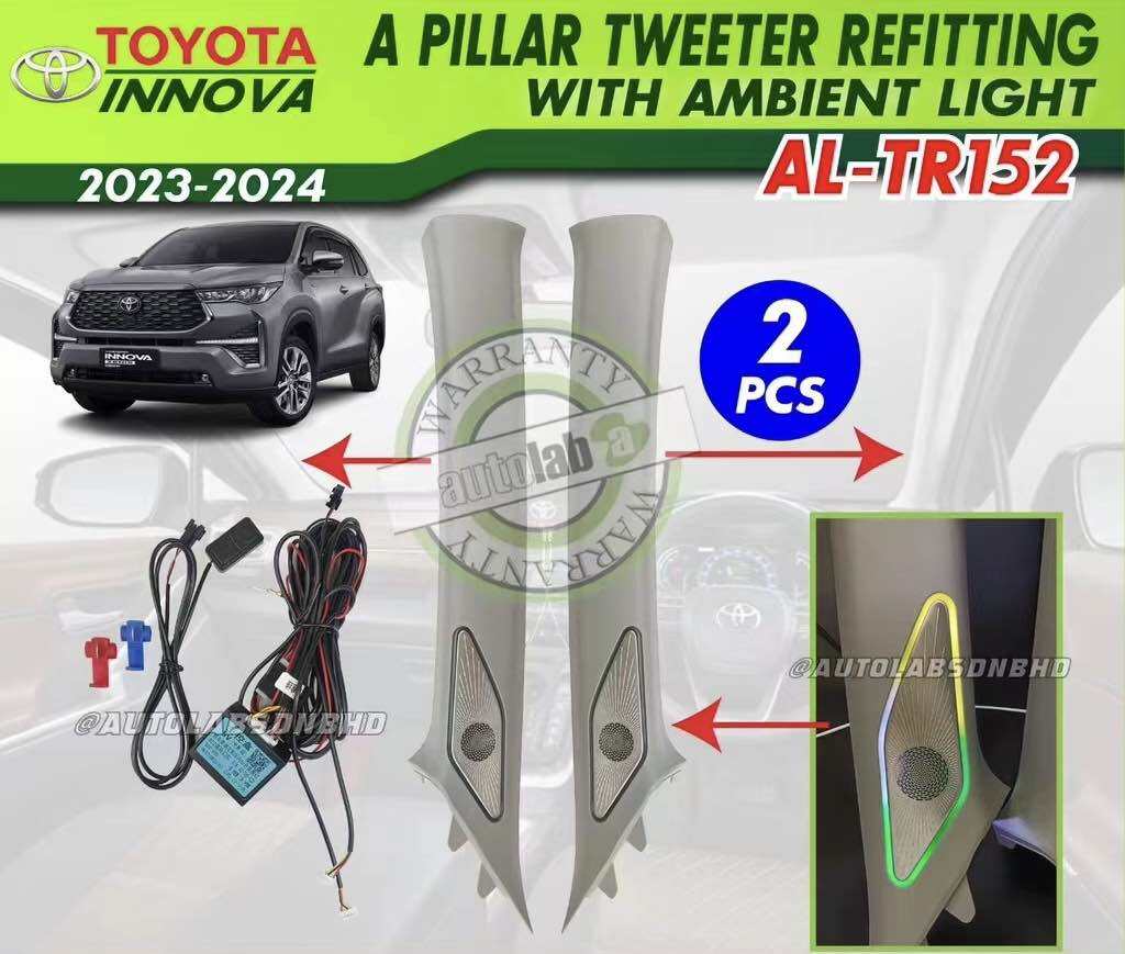 Toyota innova zenix Perodua Alza 2023 2024 front side RGB pillar ...