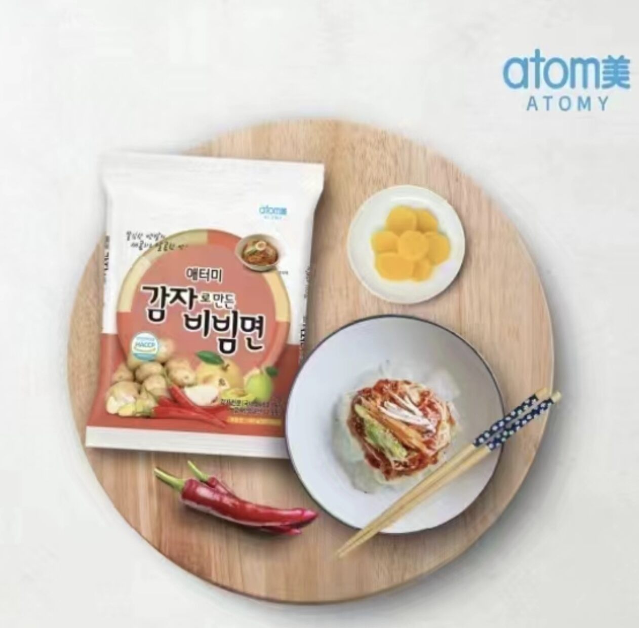 Atomy Potato Ramen Instant Noodle - No Spicy (Beef Oil/Dry Noodle ...