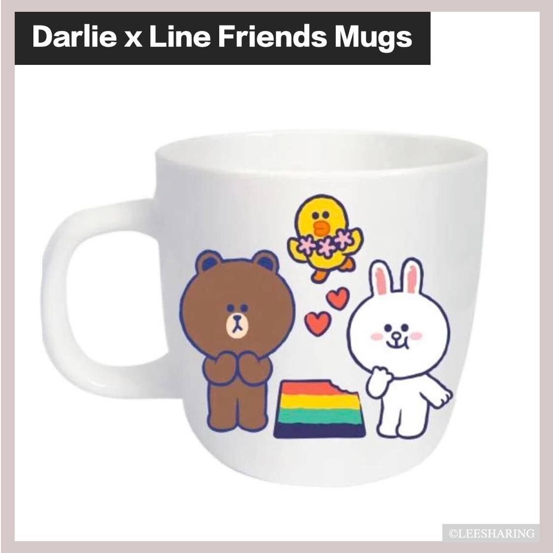 DARLIE x LINE FRIENDS Mugs (Twinpack Toothpaste + Limited Edition Mug ...