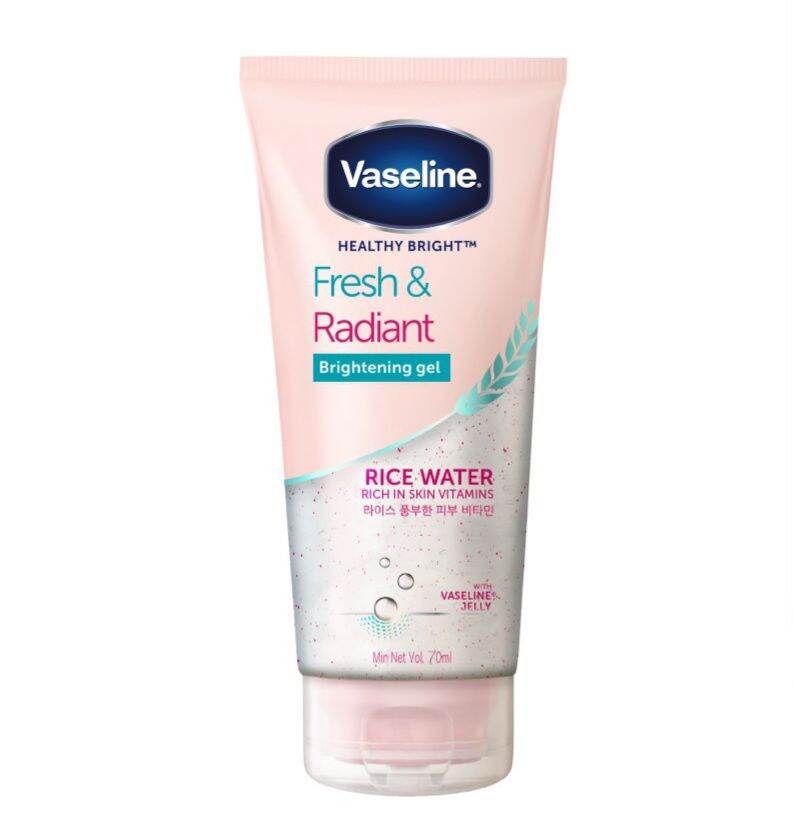 Vaseline Healthy Bright Rice Water Bamboo Whitening Brightening Gel Body Lotion Body Serum