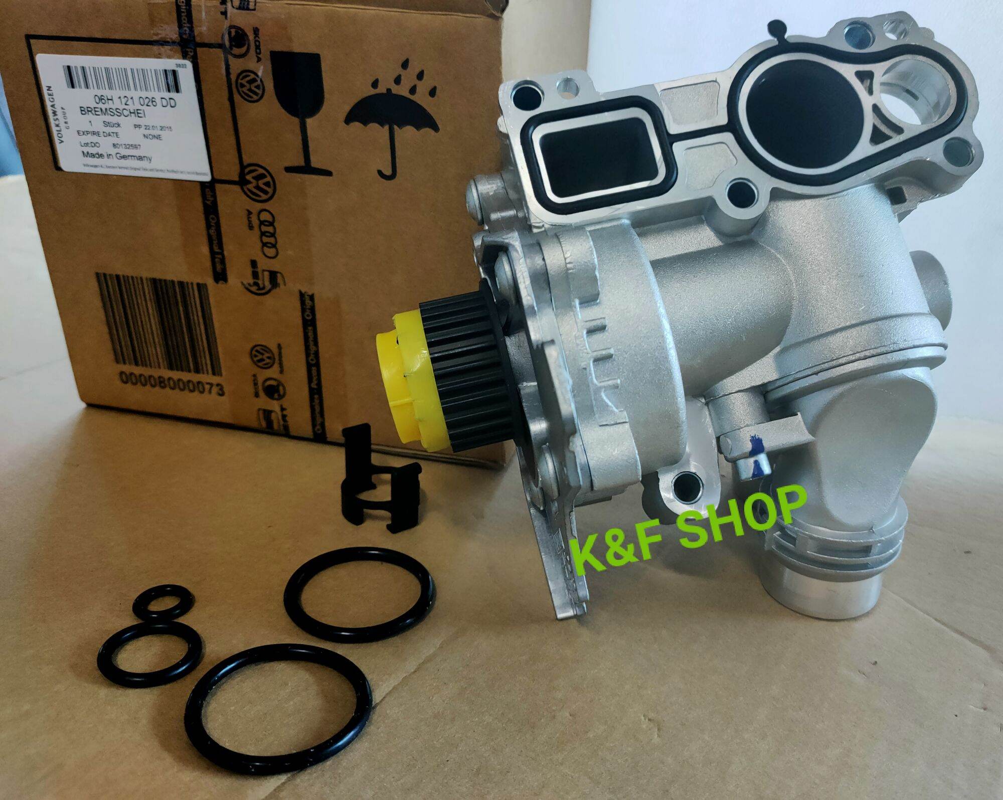 [READY STOCK]AUDI VW FULLY ALUMINIUM WATER PUMP 06H121026DD TT GOLF ...