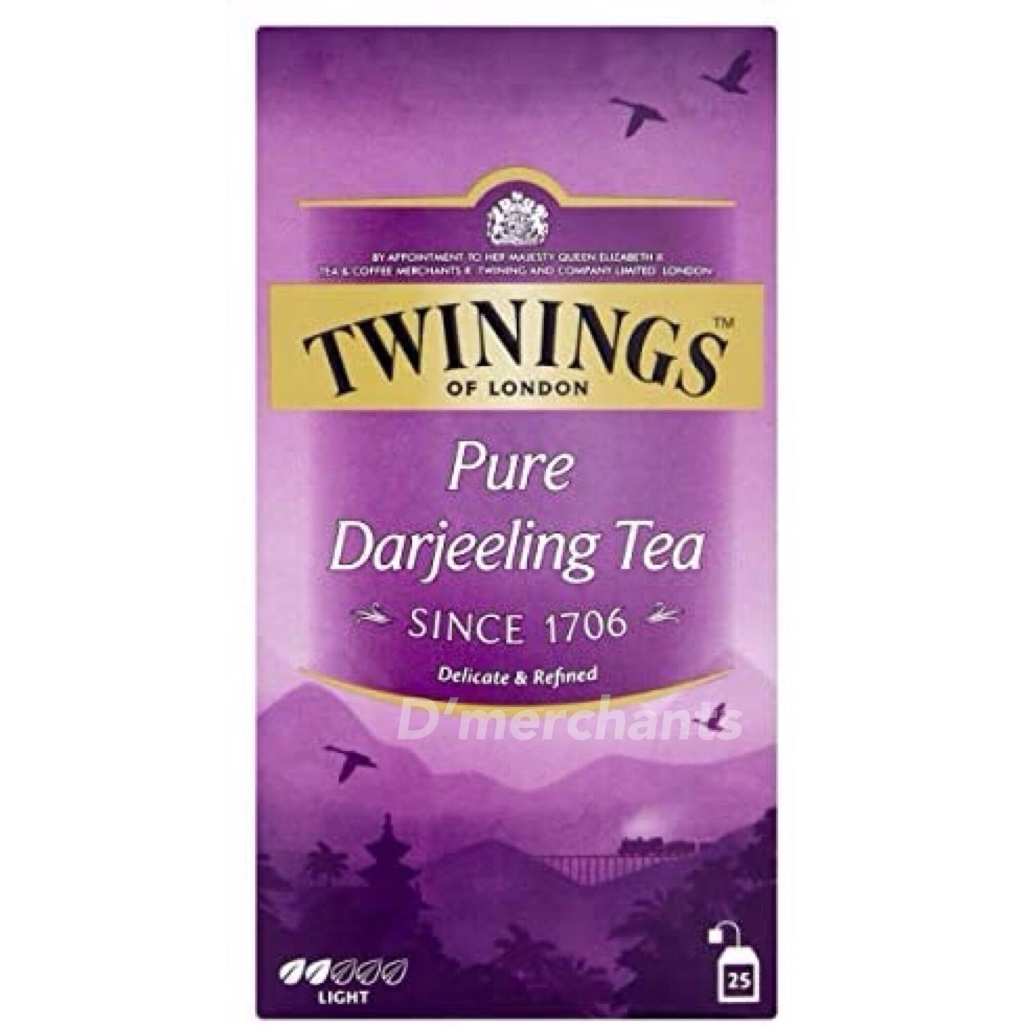 Twining’s Pure Darjeeling Tea Light Flavour | 25 Tea Bag | Lazada
