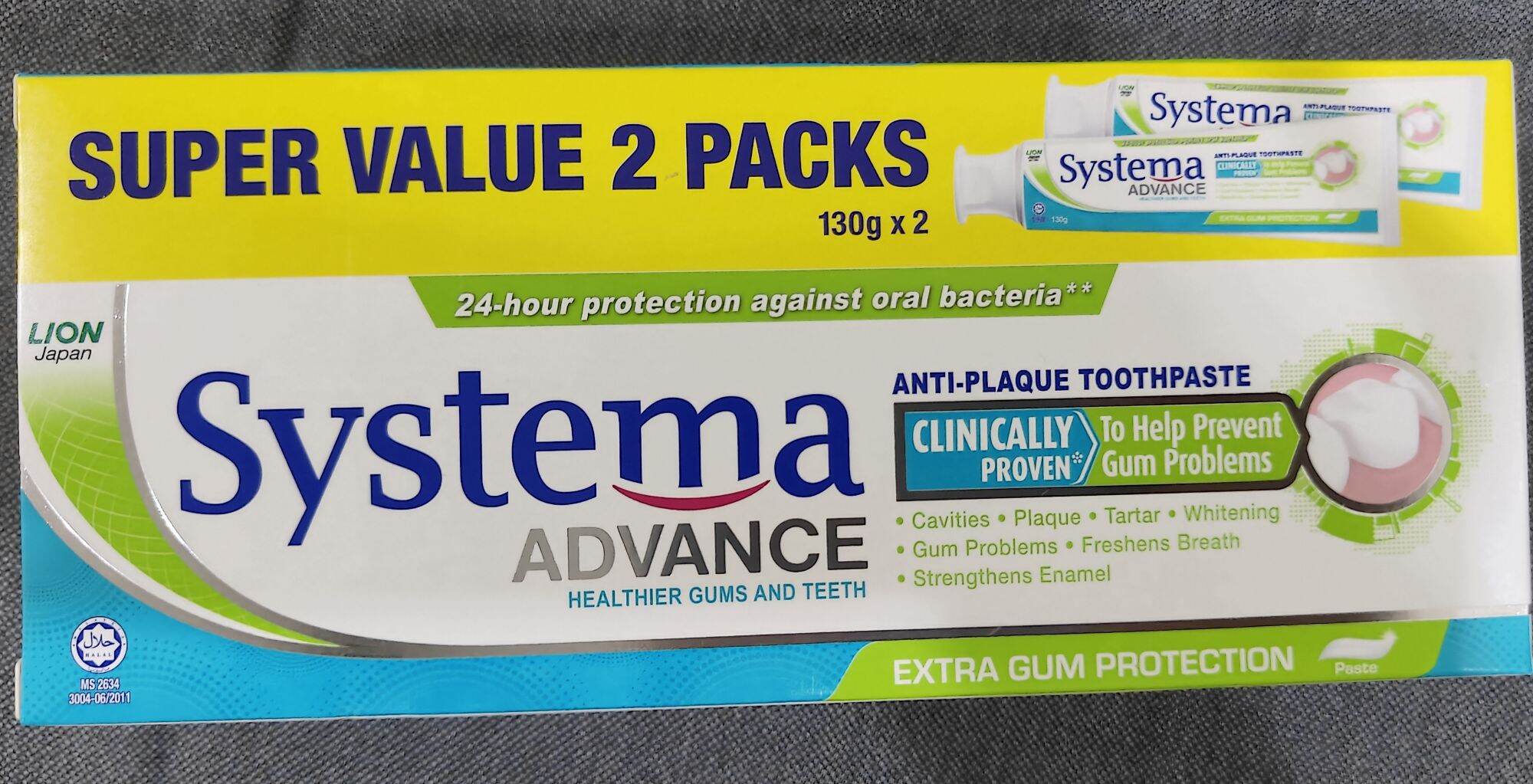 Systema toothpaste 130g x2 supervalue 2 packs Extra Gum Protection ...