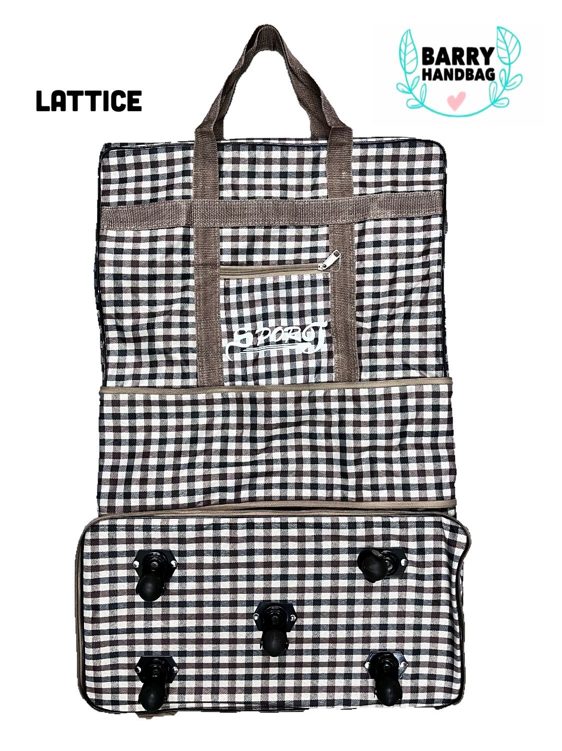 32” Height Wheel Baggage Travel Bag with 5 Small Wheel Beg Balik ...