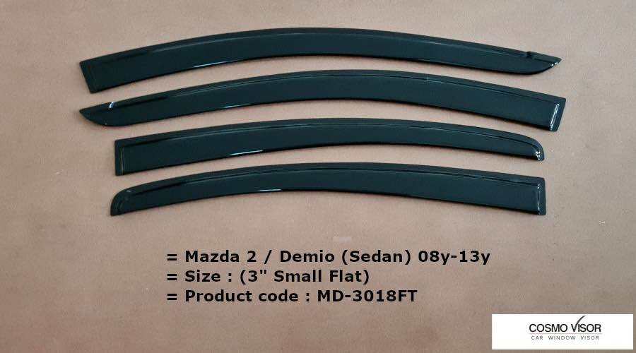 Mazda 2 / Demio (Sedan) 2008 2009 2010 2011 2012 2013 2014 Door Visor / Mugen Door Visor (MADE ...