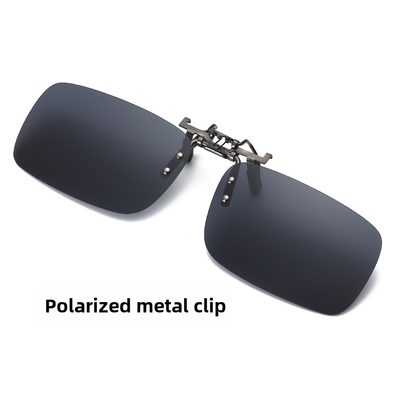 Unisex Clip-On Sunglasses for Men and Women Anti-UVB Polarized ...