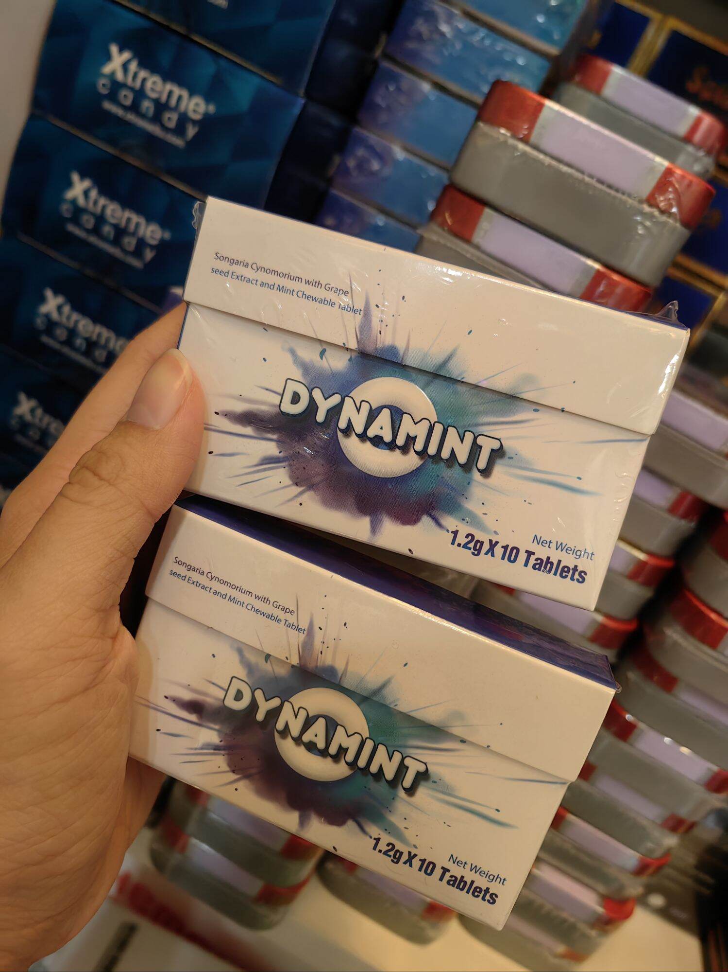 💯 Original Dynamint Mint 冷糖/hamer candy红糖 xtream candy蓝糖 | Lazada