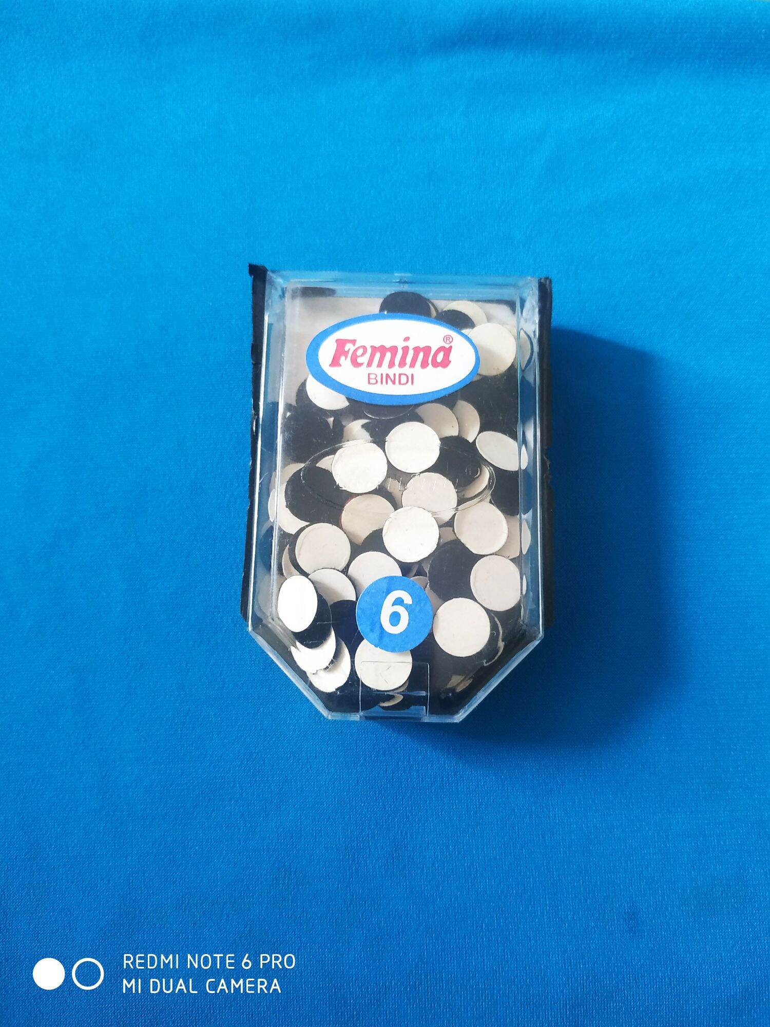 Femina velvet Indian sticker bindi (pottu) black colour | Lazada