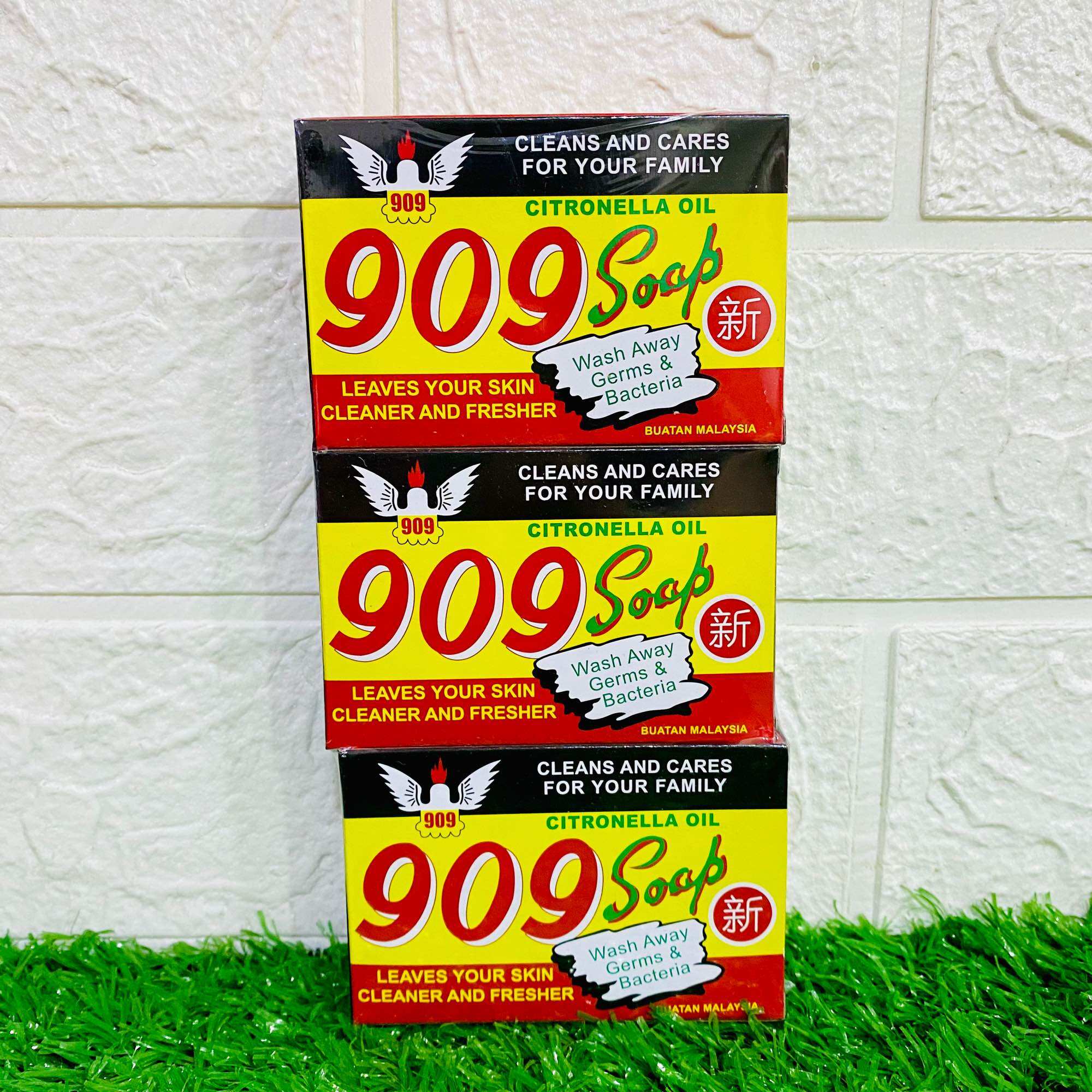 909 Soap / Sabun 909 85G (3 Pieces Per Packet) ( Lavender/Citronella ...