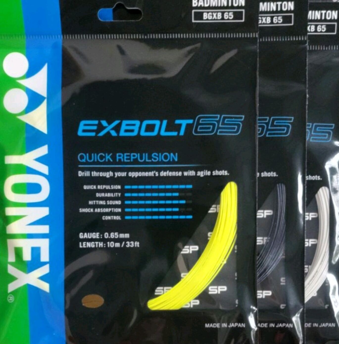 YONEX EXBOLT 65 0.65MM 100%ORIGINAL | Lazada