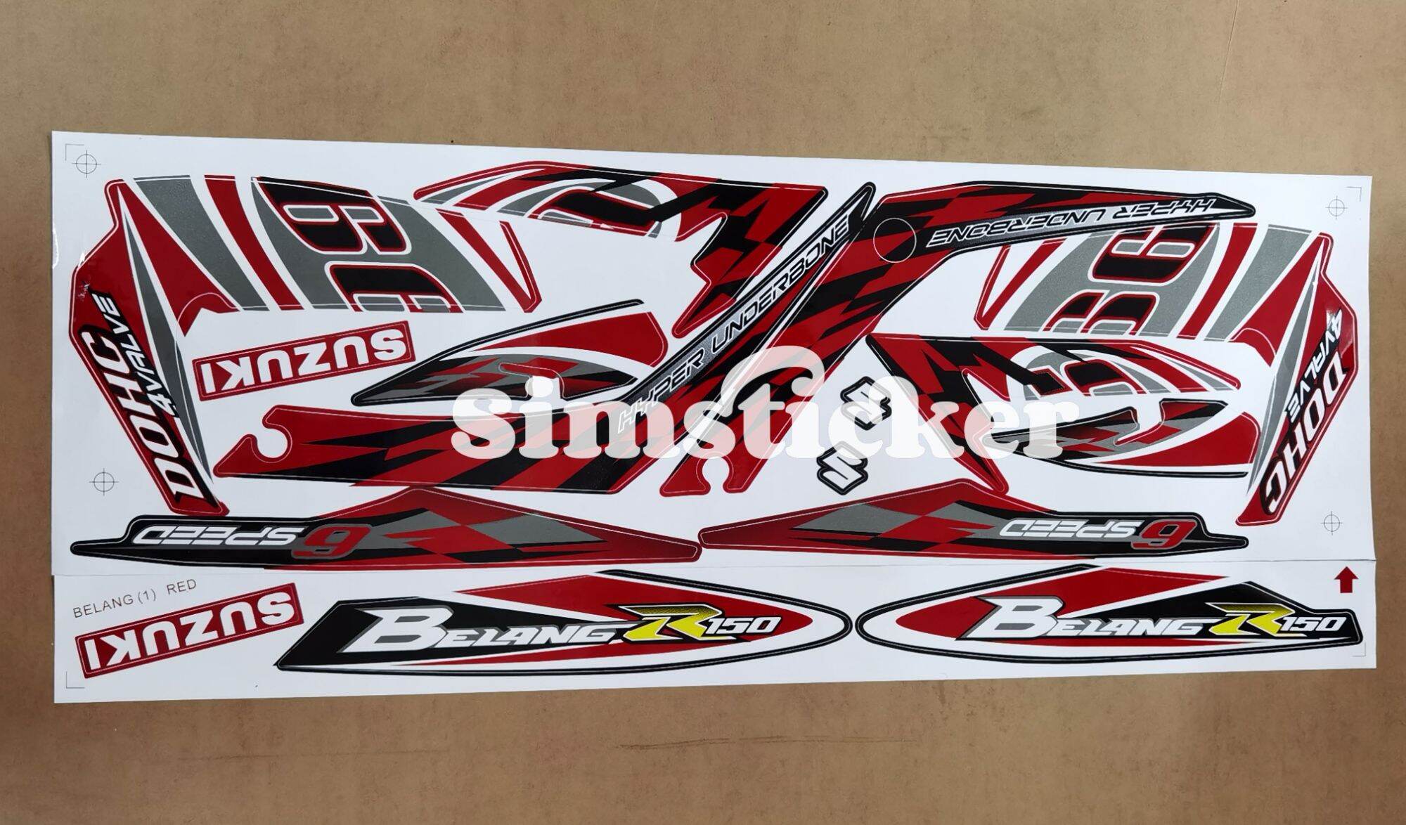 SUZUKI BELANG (1) BODY STICKER | Lazada
