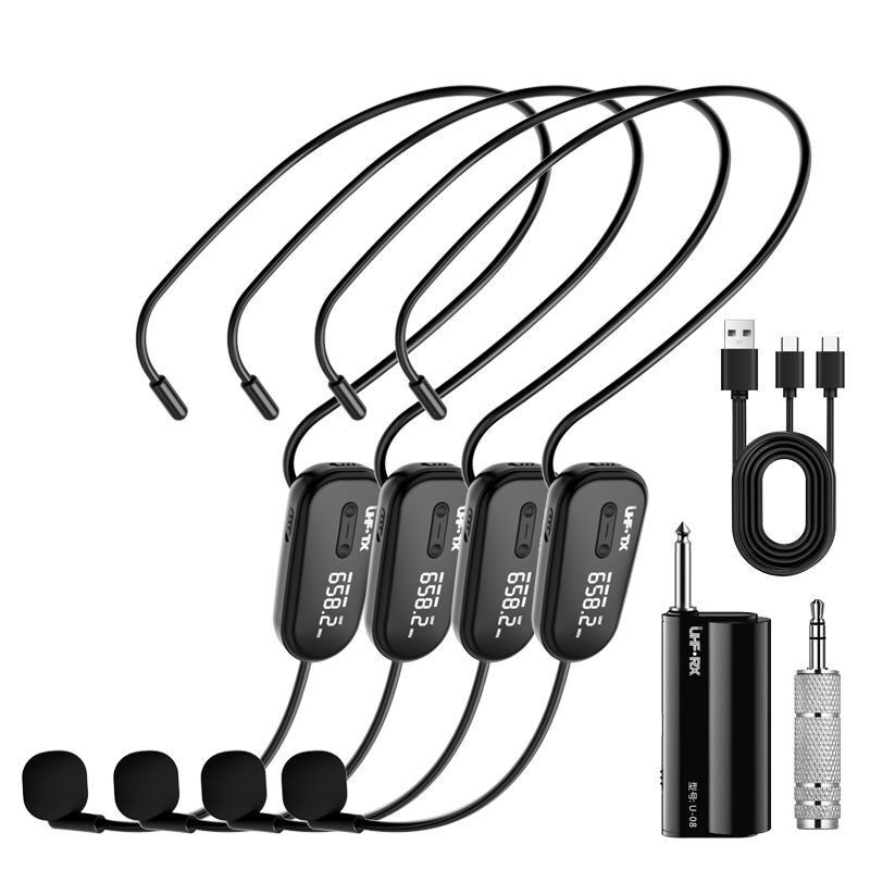 Wireless Microphone Headset Stage Performance Amplifier Pull Rod ...
