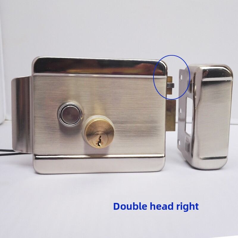 Electro-Mechanical Lock Double Headed Iron Door Lock Access Control ...