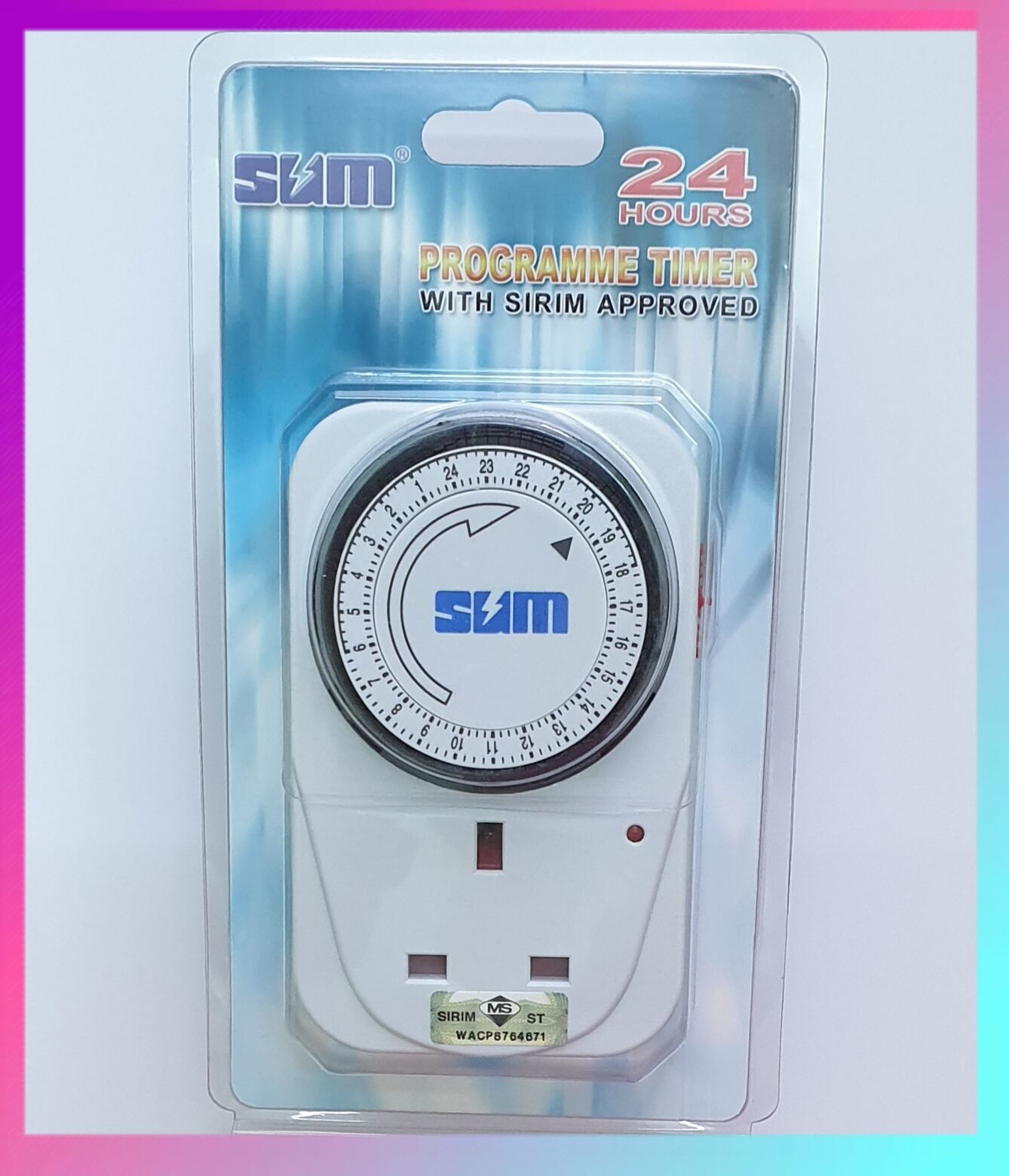 SUM 0024 Programme Plug In Timer SIRIM Approved 24 Hours | Lazada