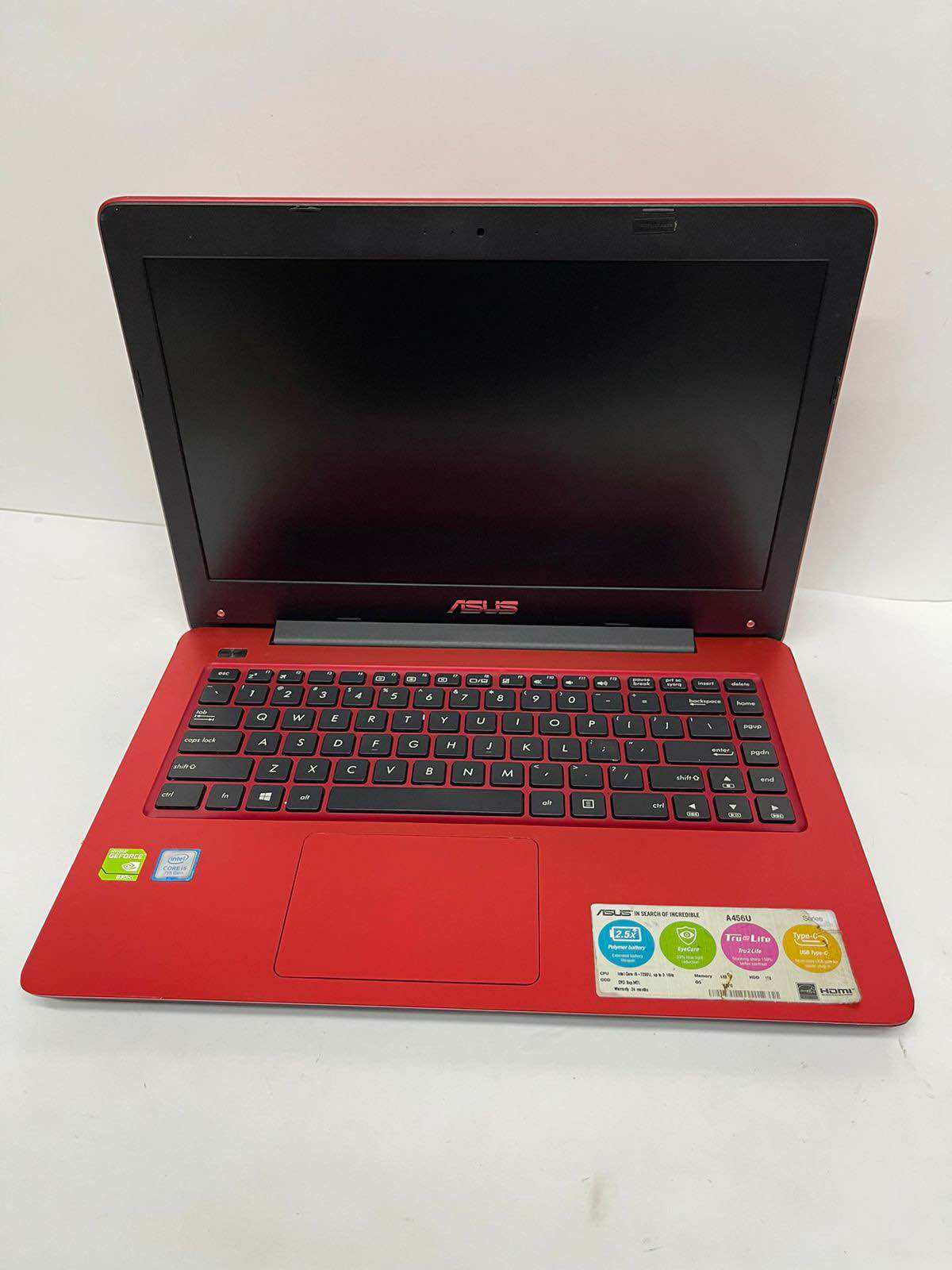 Asus Red Colour Laptop x456l Ram 8GB # SSD 256GB# Windows 11 ...
